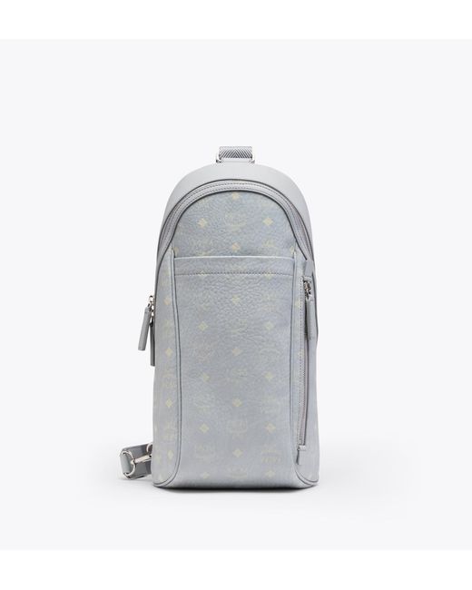MCM Aren Sling Bag In Visetos in Gray for Men | Lyst