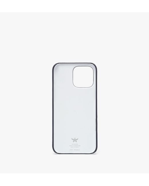 MCM Iphone 16 Pro Max Case In Visetos in Blue for Men | Lyst