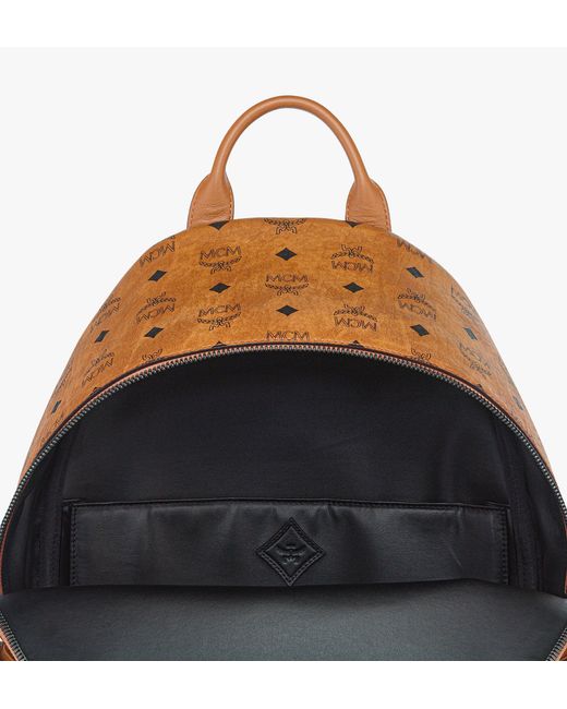 MCM Stark Backpack In Visetos in Brown for Men | Lyst