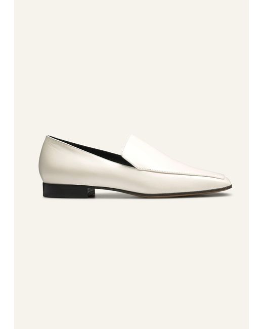 ME+EM Modern Leather Loafer in Natural | Lyst