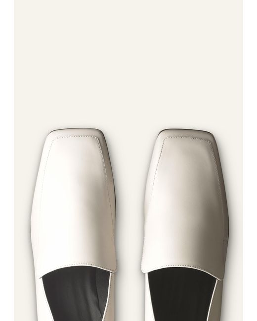 ME+EM Modern Leather Loafer in Natural | Lyst