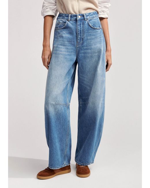 ME+EM Authentic Denim Extreme Tapered Jean in Blue | Lyst