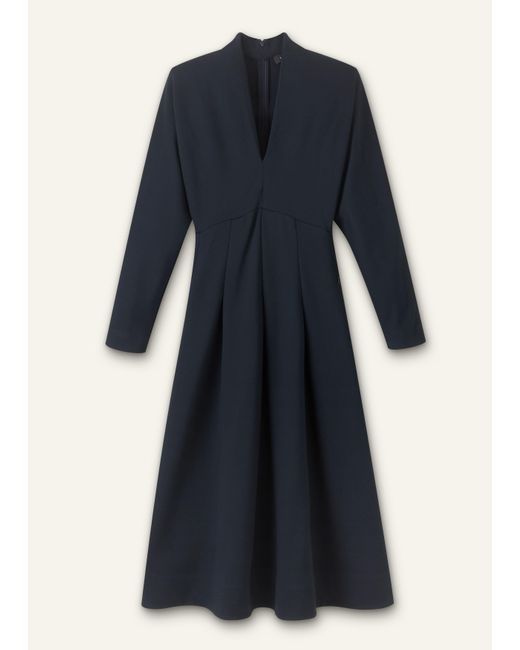 ME+EM Travel Tailoring Fit And Flare Midi Dress in Blue | Lyst