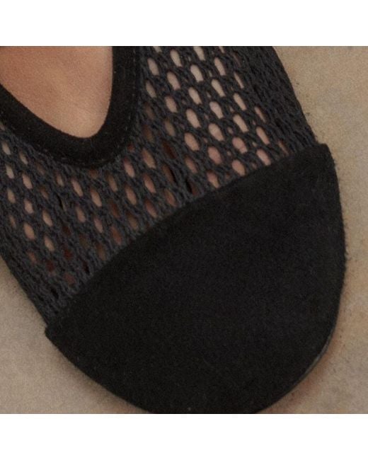 ME+EM Mesh Ballerina Flat in Blue | Lyst