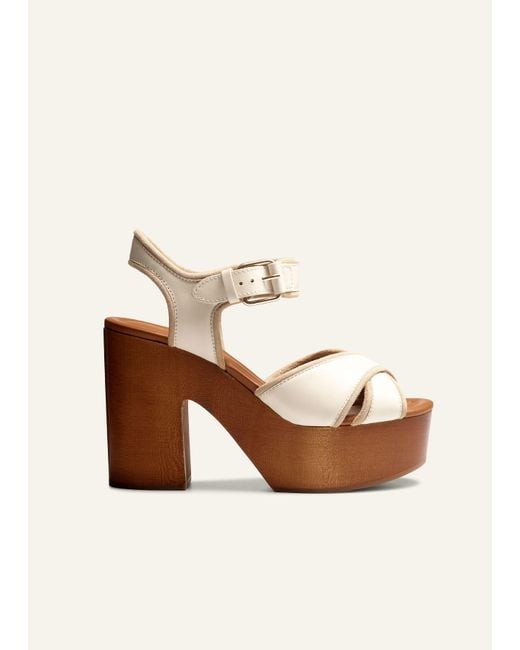 ME+EM 70S Clog Sandal in Blue | Lyst