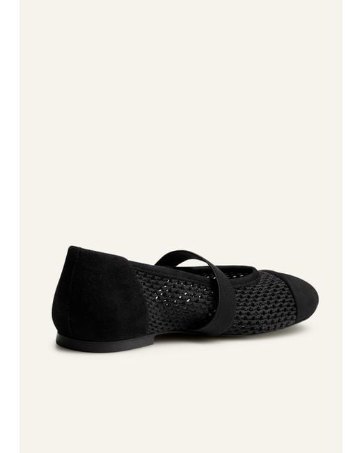 ME+EM Mesh Ballerina Flat in Blue | Lyst