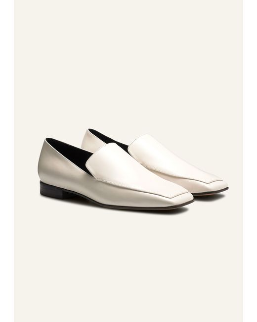 ME+EM Modern Leather Loafer in Natural | Lyst
