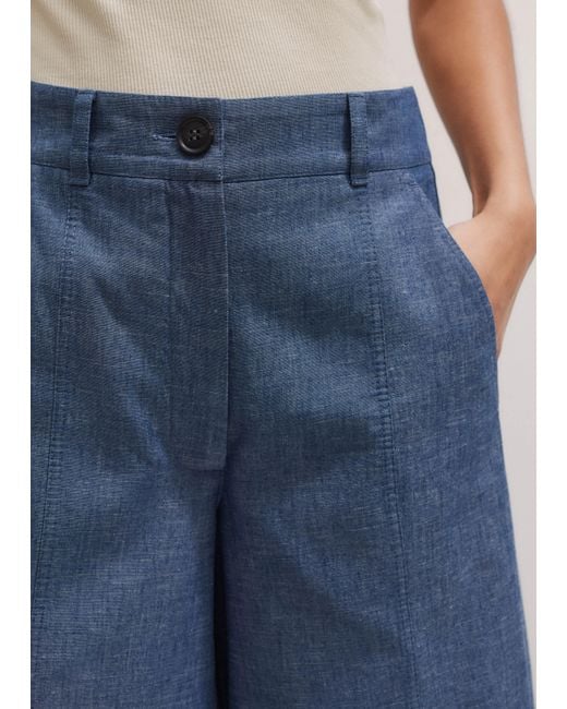 ME+EM Tailored Culotte in Blue | Lyst