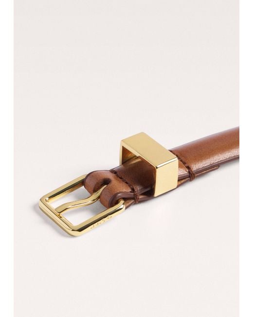 ME+EM Skinny Belt in Natural | Lyst
