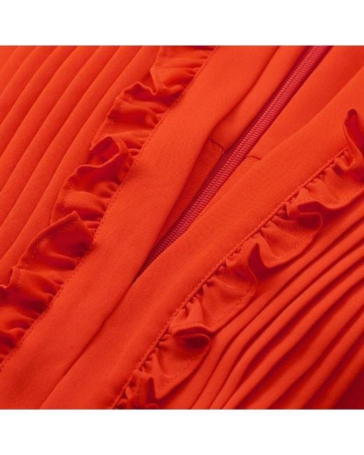 ME+EM Silk Ultra Feminine Maxi Dress Spice in Red | Lyst UK