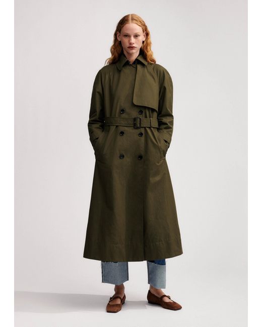 ME+EM Oversized Cotton Trench Coat | Lyst