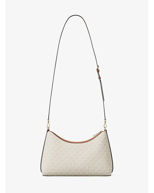 Michael Kors Sammy Medium Signature Logo Convertible Shoulder Bag in ...