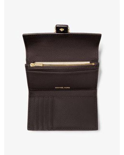 MICHAEL Michael Kors Mk Nolita Medium Pebbled Leather Tri-Fold Wallet ...