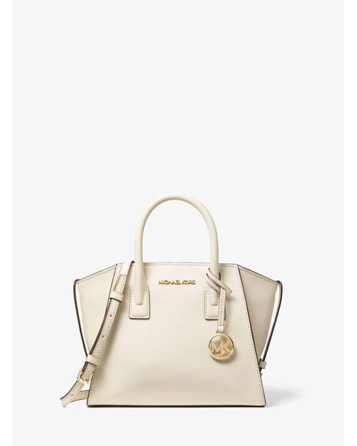 Michael Kors Cream Leather Purse For Sale | semashow.com