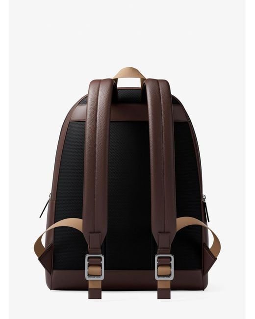 Michael Kors Pacey Medium Signature Logo Backpack in Natural for Men | Lyst