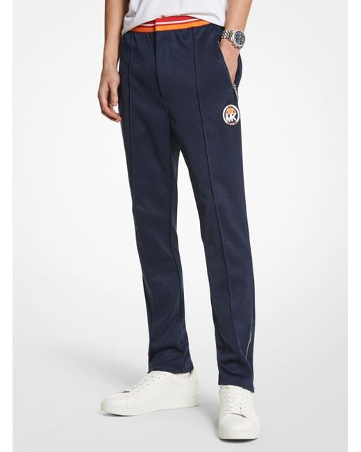 Michael Kors Mk X Ellesse Woven Track Pants In Blue For Men Lyst