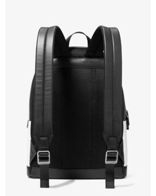 Michael Kors Cooper Logo Embossed Backpack in Black for Men | Lyst