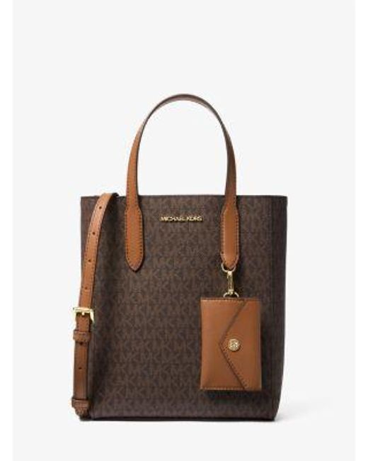 Michael Kors Vincent Small Signature Logo Convertible Tote Bag With ...