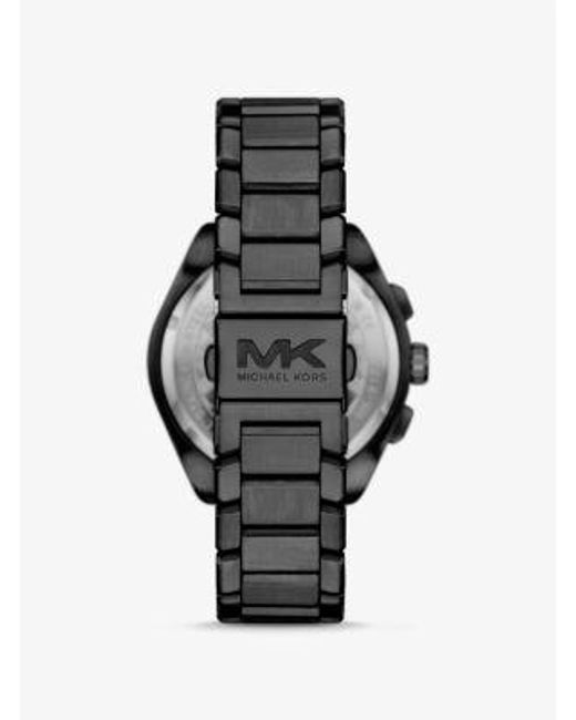 Michael Kors Oversized Accelerator 2.0 Black-tone Watch for Men | Lyst UK