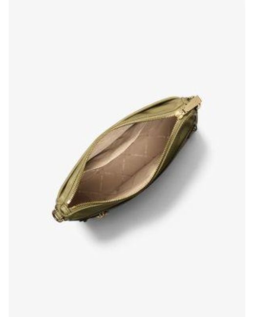 Michael Kors Jet Set Large Nylon Gabardine Messenger Bag in Green | Lyst