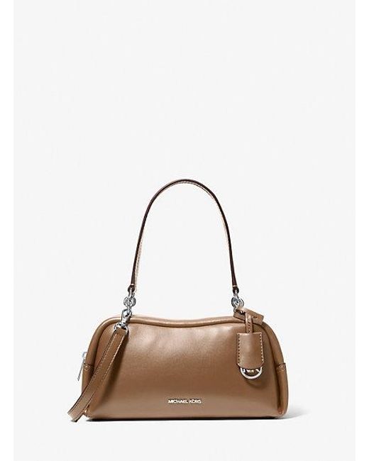 Michael Kors Cecily Small Shoulder Bag in Natural | Lyst