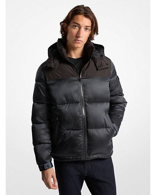 Michael Kors Montrose Puffer Jacket in Black for Men | Lyst