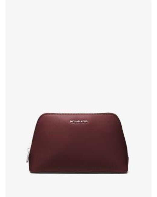 Michael Kors Mk Jet Set Medium Leather Travel Kit in Purple | Lyst