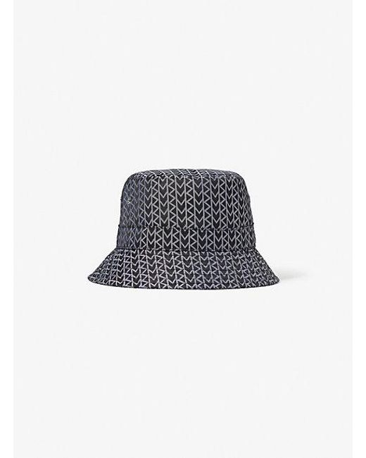 Michael Kors Mk2000 Logo Jacquard Bucket Hat in Blue | Lyst