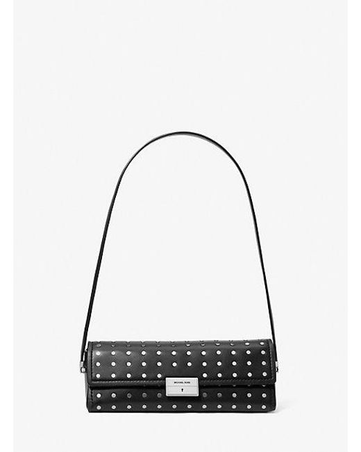 MICHAEL Michael Kors Mk Ludlow Small Studded Leather Convertible ...