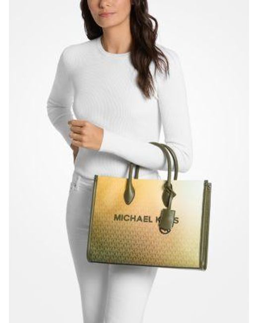 Interesting Info About Mirella Medium Ombre Logo Tote Bag