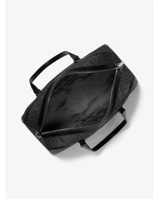 Michael Kors Jet Set Travel Extra-Large Signature Logo Weekender Bag in ...