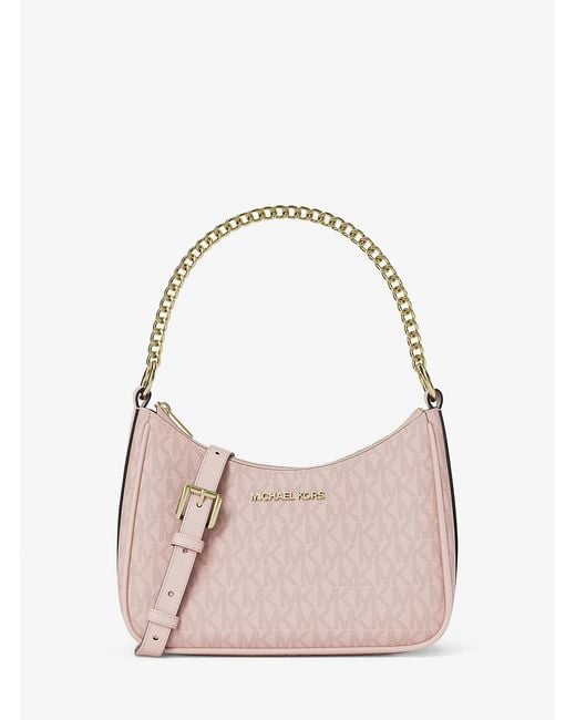 Michael Kors Outlet Mk Jet Set Small Signature Logo Convertible ...