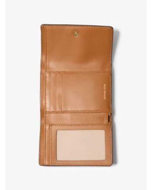 Michael Kors Bryant Medium Signature Logo Wallet in Gray | Lyst