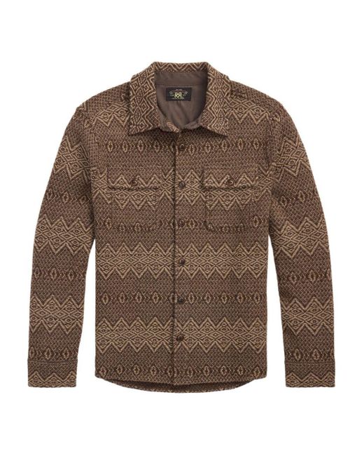 RRL Jacket in Brown for Men | Lyst UK