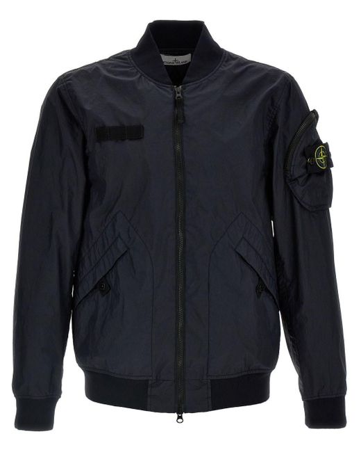 Stone Island Jacket in Blue for Men | Lyst