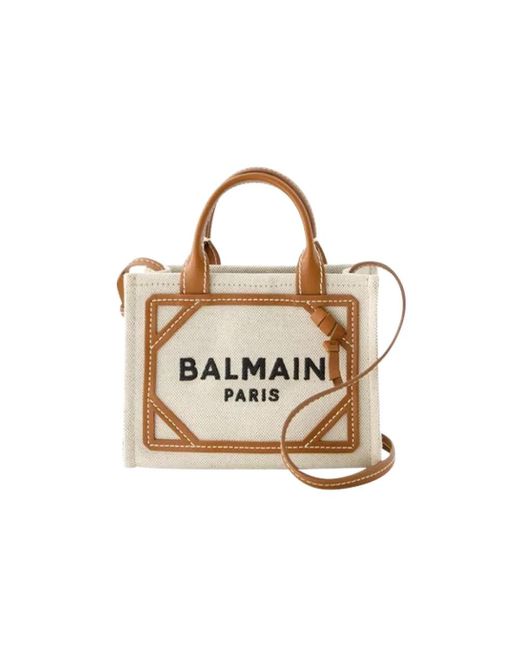Balmain Cross Body Bags in Metallic | Lyst