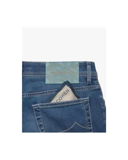 Jacob Cohen Straight Jeans in Blue for Men | Lyst UK