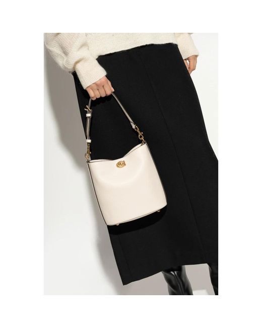 COACH Handbags in Natural | Lyst