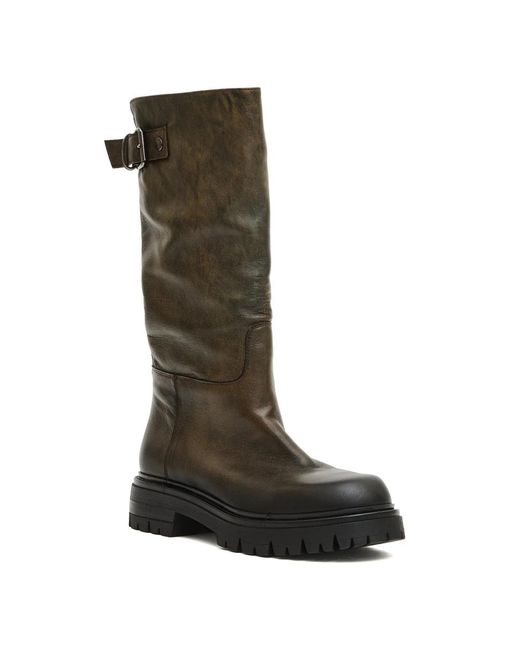 Elena Iachi High Boots in Green | Lyst UK