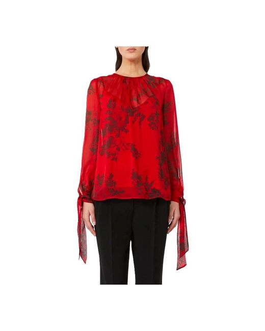 Max Mara Blouses in Red | Lyst UK