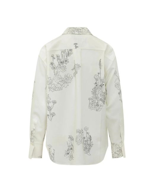 Victoria Beckham Shirts in White | Lyst UK