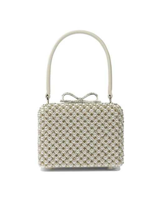 Self-Portrait Handbags in White | Lyst UK