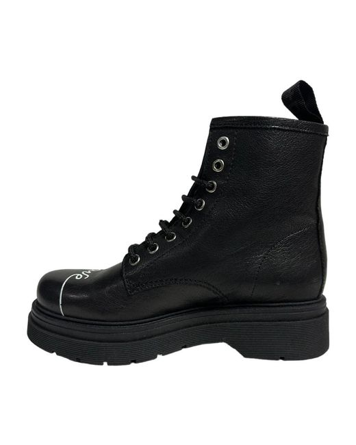 GIO+ Lace-Up Boots in Black | Lyst