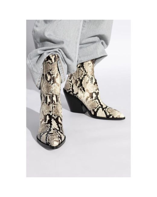 IRO Cowboy Boots in Brown | Lyst