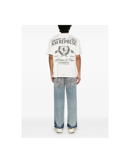 Represent T-Shirts in White for Men | Lyst