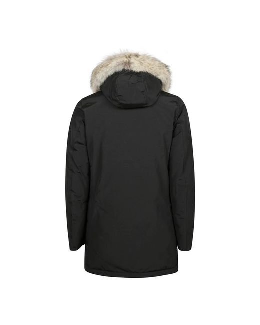 Woolrich Winter Jackets in Black for Men | Lyst UK