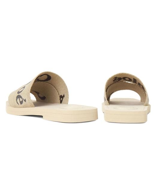 Chloé Sliders in White | Lyst