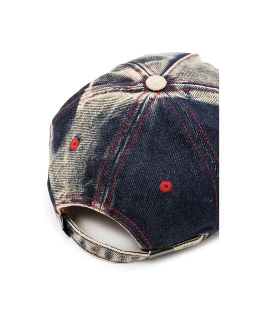 DIESEL Hats & Caps in Metallic for Men | Lyst