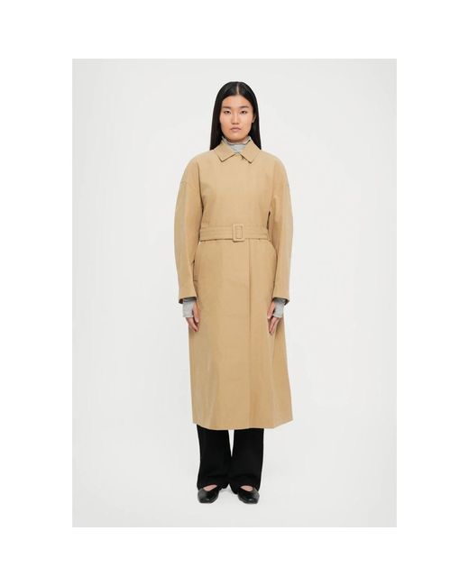 Max Mara Belted Coats in Natural | Lyst UK
