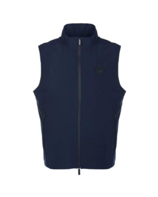 Woolrich Vests in Blue for Men | Lyst UK